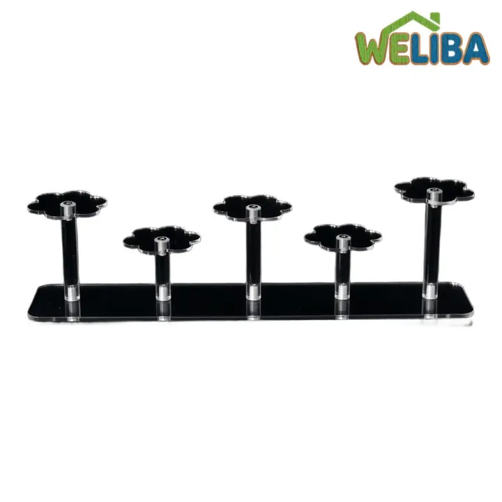 Acrylic Material 5-tier Display Clear Display Stand Collectible Display ...