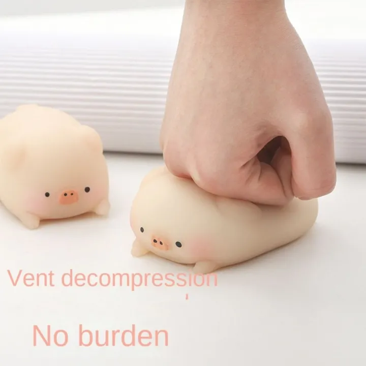 INAPO Lợn hoạt hình Đồ chơi bóp cảm giác Mềm Fidget Bóng thông hơi hình ...