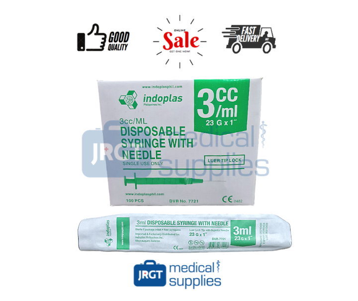 Indoplas Syringe (1cc, 3cc, 5cc) - 1 PIECE | Lazada PH