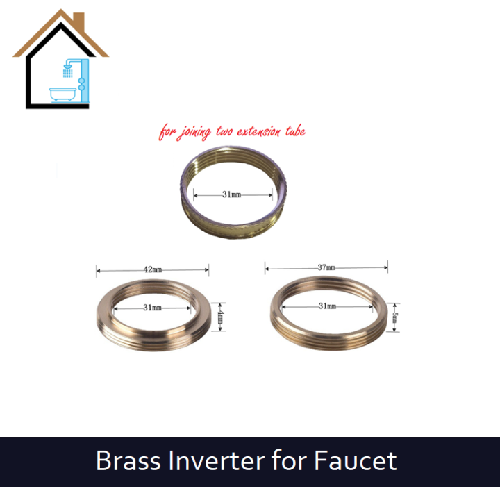 Brass Fitting Reducer inverter for Faucet Extension Pipe | Lazada
