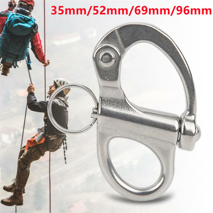 316 Stainless Rock Release Steel Carabiner Climbing Shackle | Lazada.co.th