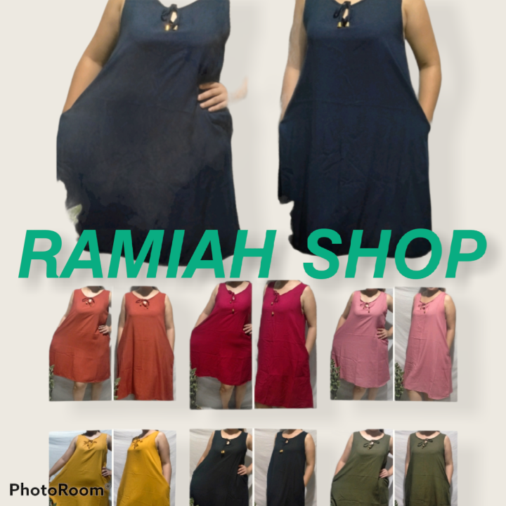 PLUS SIZE CHALLIS DRESS FOR WOMEN/SLEEVELESS/GOOD QUALITY | Lazada PH