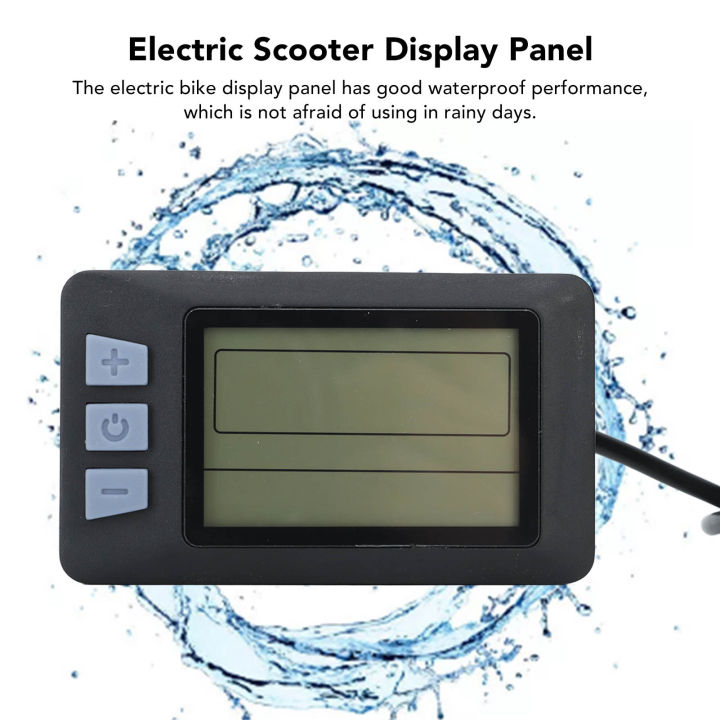 Electric Bike LCD Display 24V 36V 48V 60V Electric Bike Display Panel ...