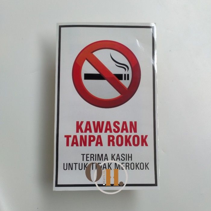 Stiker Kawasan Tanpa Rokok - Stiker No Smoking Area | Lazada Indonesia