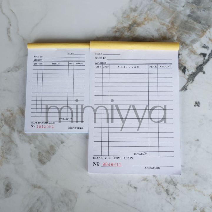 Sold to Receipt Resibo carbon paper | Lazada PH