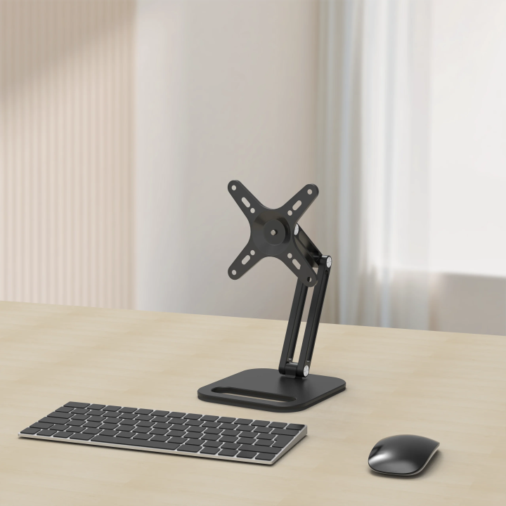 Monitor Stand WEARSON Folding - Height Adjustable Vesa , Tilt, Rotation ...