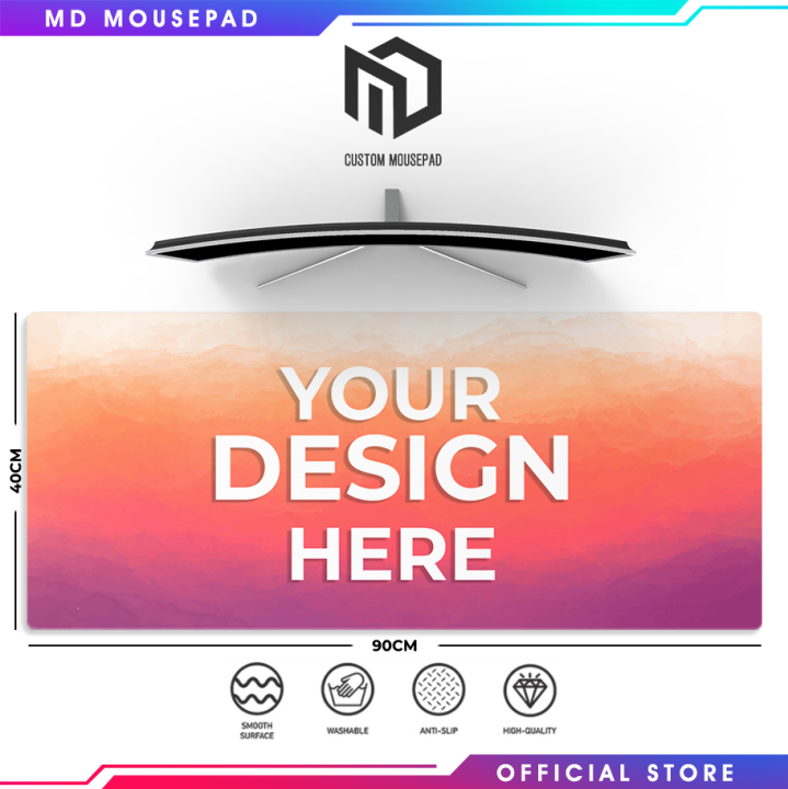 MD Custom Mousepad | DIY | 8 SIZES | Custom Printed Large Extended Mousepad Gaming DeskPad ...