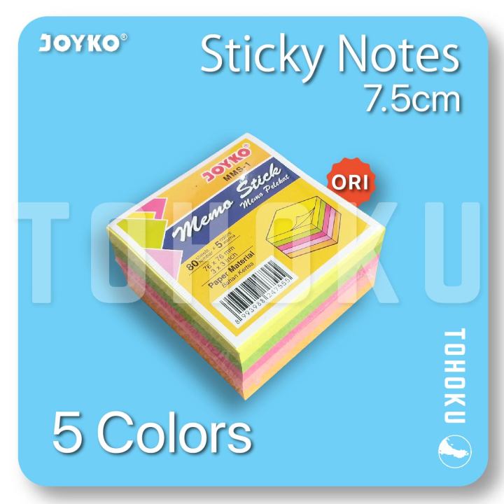 (400 Lembar) Sticky Notes Pastel - Memo Tempel Joyko | Lazada Indonesia