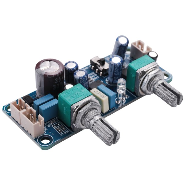 Low Pass Filter Bass Subwoofer Preamp Amplifier Board Single Power DC 9 ...