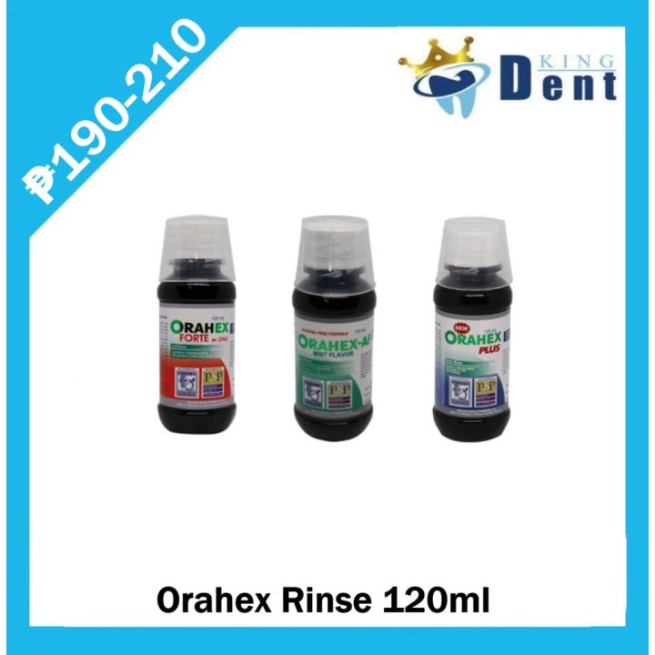 Orahex Rinse 120ml (FOR SORE THROAT, TONSILLITIS, GINGIVITIS ...