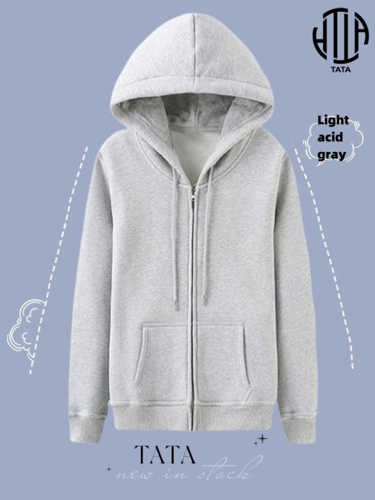 TATA FASHION Trendy Slim-fitting Lightweight Jacket with Zipper and ...