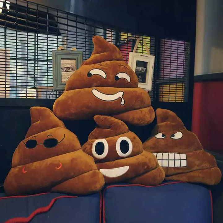 YANPE Funny Children Gift Birthday Gifts Halloween Poop Plush Toy Face ...