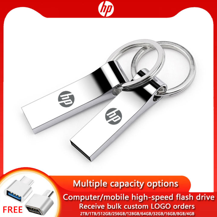 HP Pen Drive 64gb 128gb 256gb 512gb USB Flash Pen Drive 3.0 Metal ...