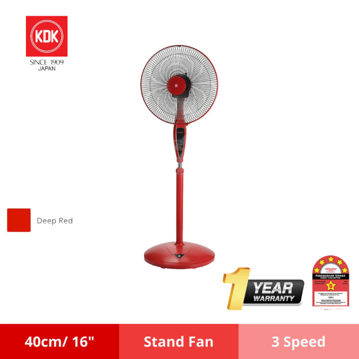 KDK Stand Fan 3 Speeds (40cm/ 16'') (KX405) Industrial Stand Fan Kipas ...