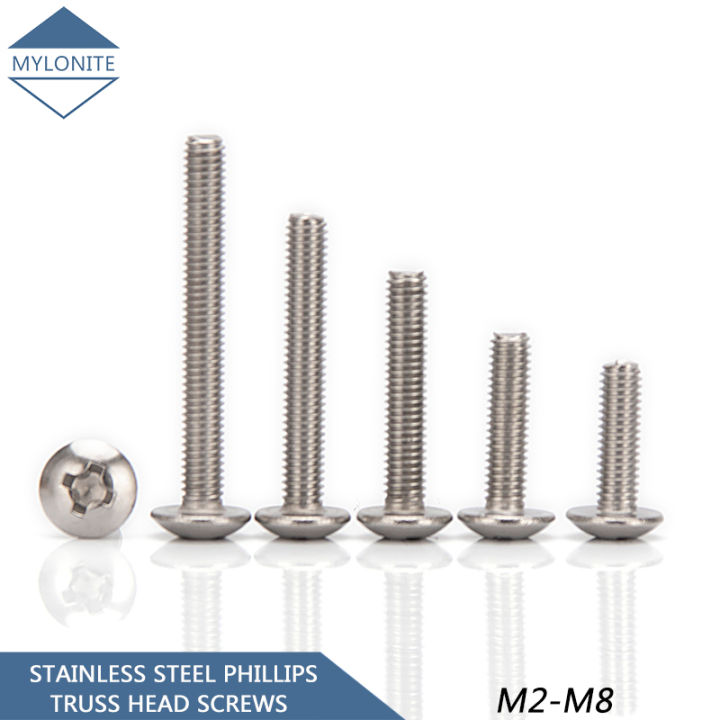 Ready Stock 304 Stainless Steel Cross Head Recessed Truss Head Machine ...