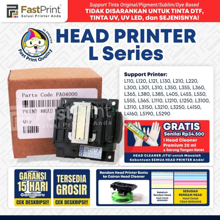 Head Printer Epson L110 L120 L130 L210 L220 L310 L360 L1110 L3110 L3150 ...