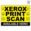 Xerox Print Scan Sign - Laminated Signage Label - A4 / A3 Size | Lazada PH