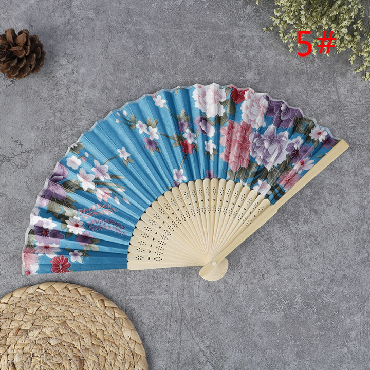 Ministar Silk Fan Chinese Japanese Style Folding Fan Wedding Fan Art ...
