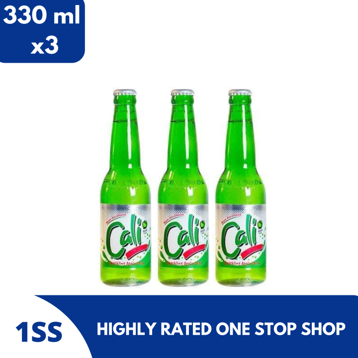 Cali Sparkling Apple Drink, 330ml set of 3 | Lazada PH