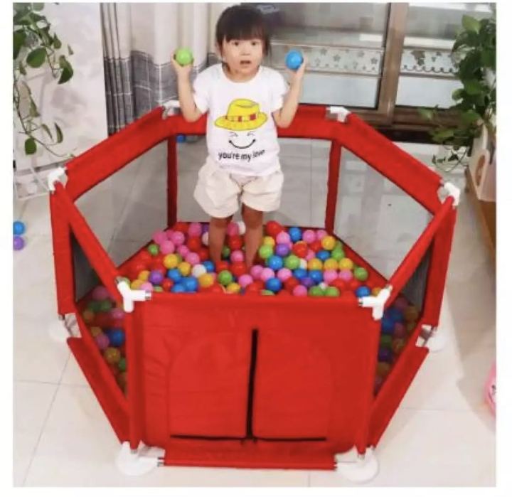 Baby playpen Indoor Baby Playpen for kids hexagon playpen type toys and ...