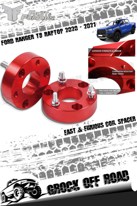 FORD RANGER T8 RAPTOR 2020 2021 ( 32MM ) FAST AND FURIOUS COIL SPACER ...