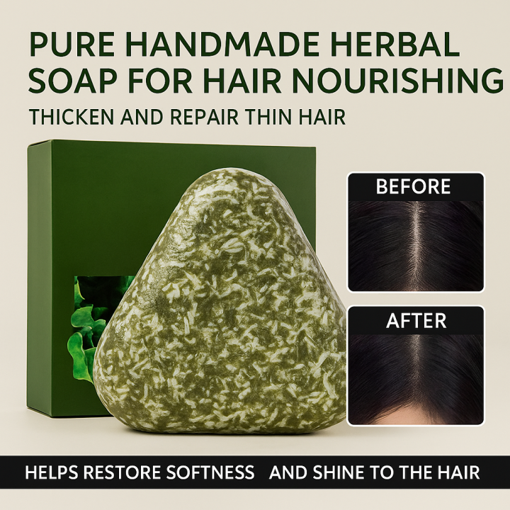 Polygonum Multiflorum Herbal Hair Growth Soap Deep Cleaning Controls ...