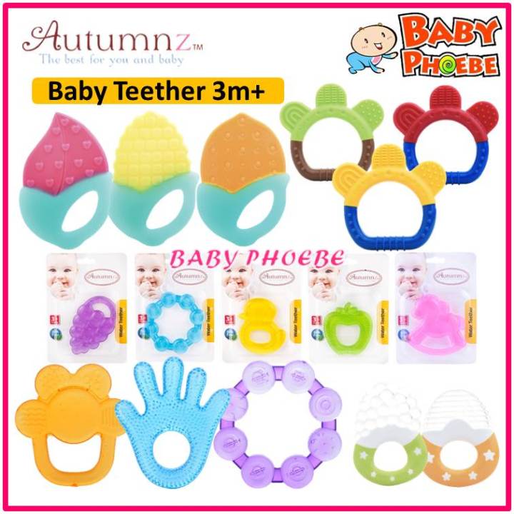 Autumnz Baby Water Teether / Silicone Teether 3 months+ Toys Toy Mainan ...