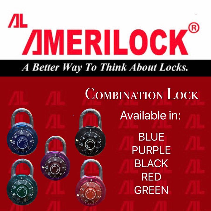 Amerilock Combination Dial PadLock AL503 | Lazada PH