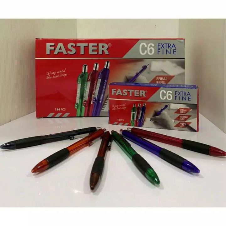 Bolpen FASTER C 6 [ Pack ] | Lazada Indonesia