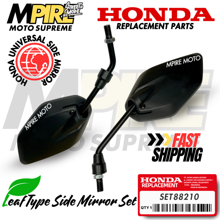 HONDA UNIVERSAL SIDE MIRROR SET for All Honda Motorcycle | Lazada PH