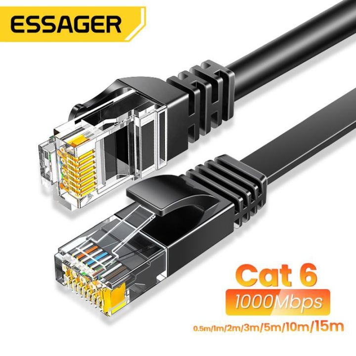 ESSAGER Extreme Speed Series Cat6 Gigabit Ethernet Cable Super Category ...