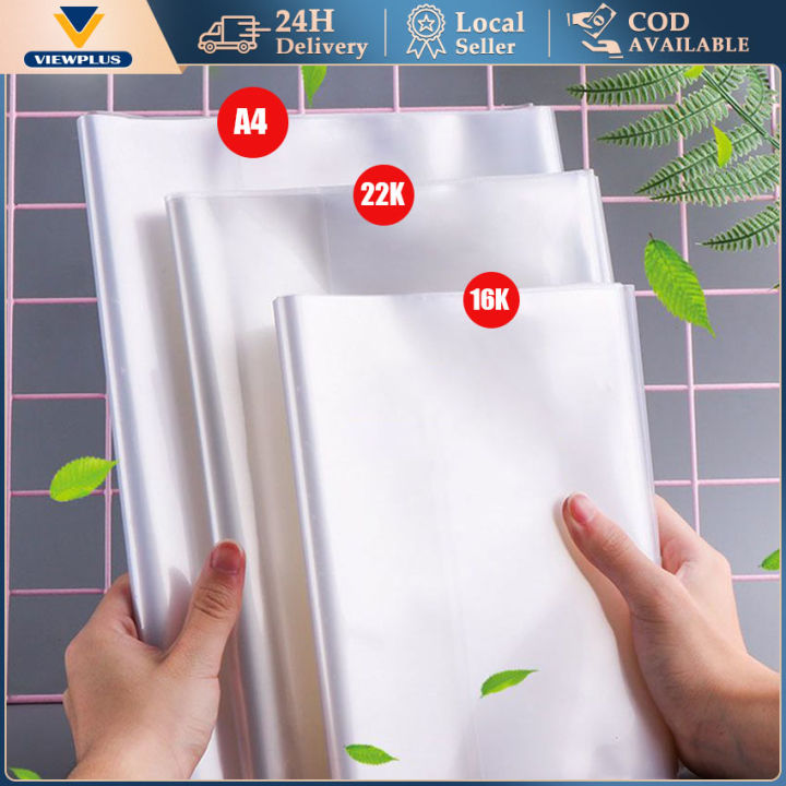10Pcs Transparent Book Case File Book Waterproof Protection Cover A4/16 ...