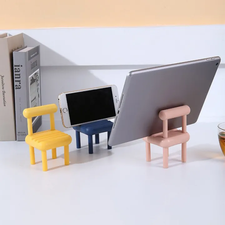 🔥🔥roman Holiday Creative Chair Shape Mobile Phone Holder Foldable