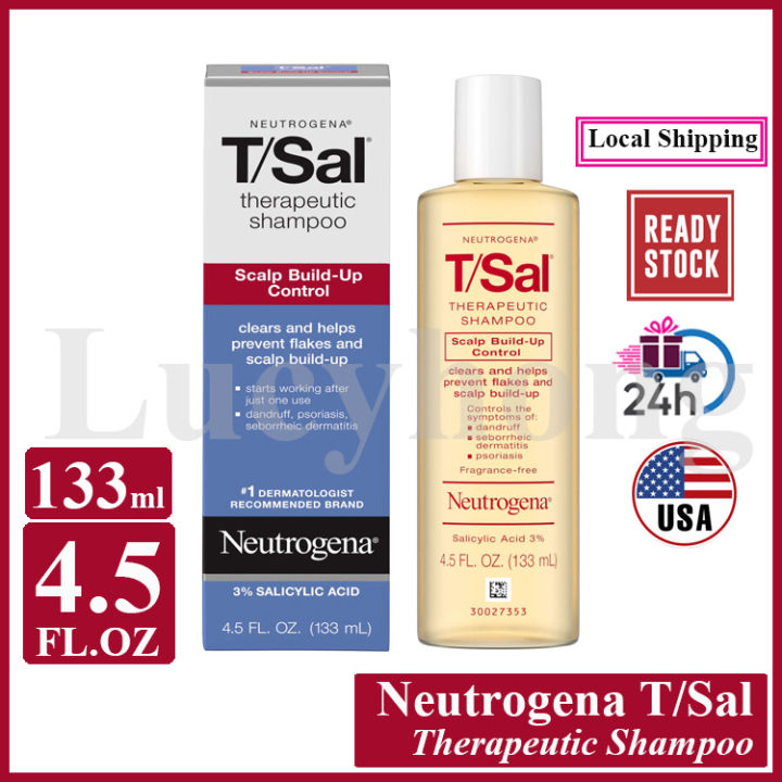 Neutrogena T/Sal Therapeutic Shampoo for Scalp Build-Up Control 133ml ...