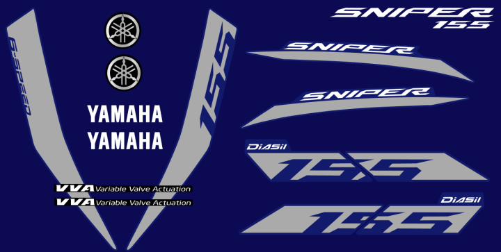 Sniper 155 (Yamaha) Stock Decals | Lazada PH