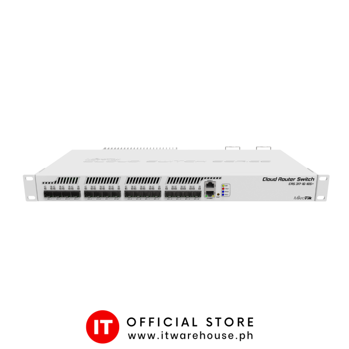 MikroTik CRS317-1G-16S+RM – Cloud Router / Smart Switch with 16 SFP+ ...