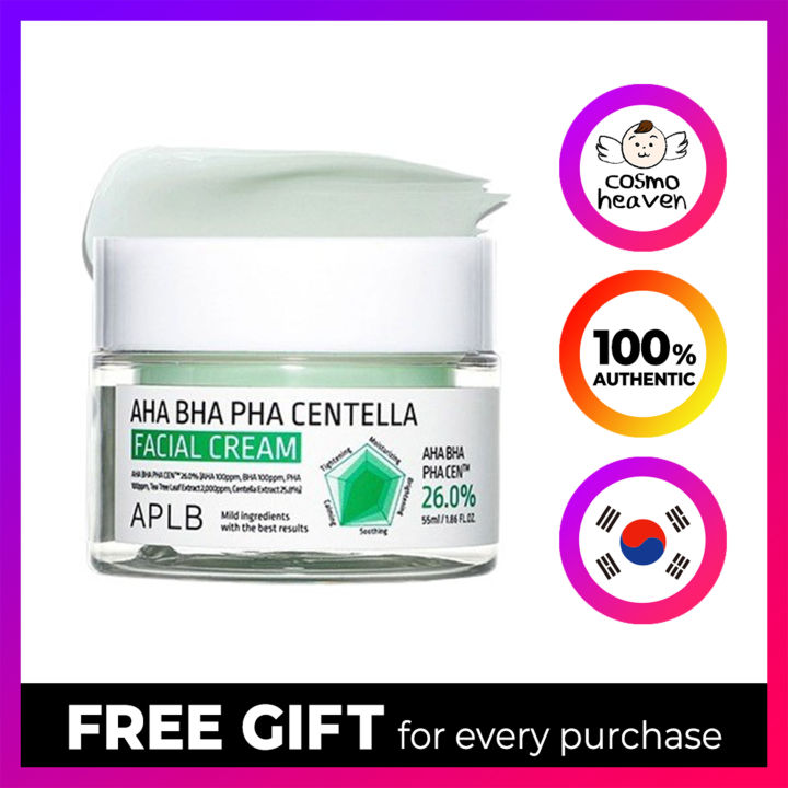 APLB AHA BHA PHA Centella Facial Cream 55ml | Lazada PH