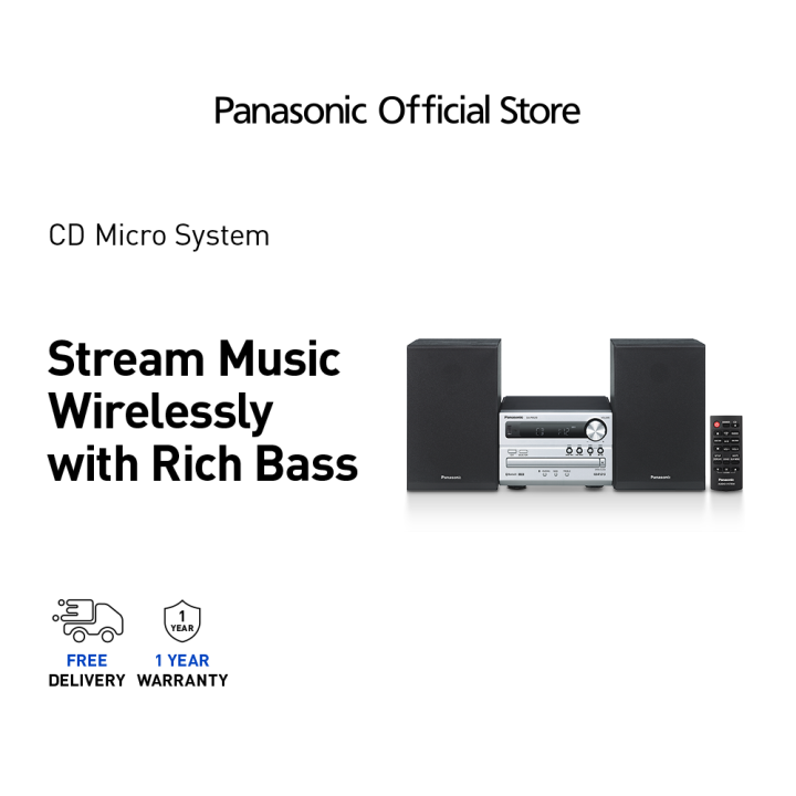 PANASONIC SC-PM250 HIFI System 20W Bluetooth CD SC-PM250GSXS Surround ...