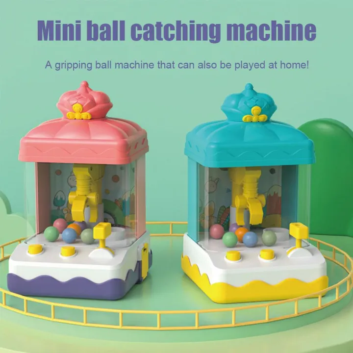 Mini Toy Claw Machine Grab Ball DinosaurCatcher Candy Doll Toy Grabbert ...