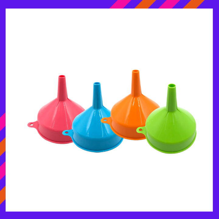 Edepot 244 Hitop Plastic Funnel Colored Funnel Durable Thick Makapal ...