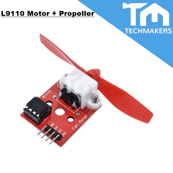 1 Set (with Free Propeller) Fire-Fighting Robot L 9110 L9110 Fan Blade Motor Module For Arduino ...