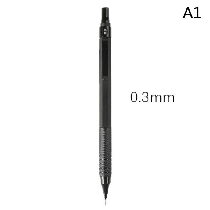 1Pc Mechanical Pencil 0.3/0.5/0.7/2.0mm Low Center of Gravity Metal ...