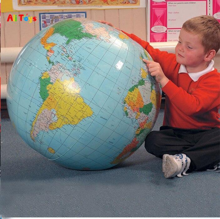 AliToys 40CM AliToys Inflatable World Globe Earth Map Ball Toys ...