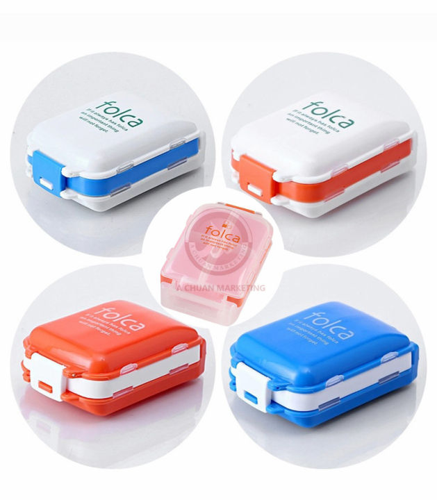 Portable Folding 3 layers Medicine Drug Pill Box | Lazada PH
