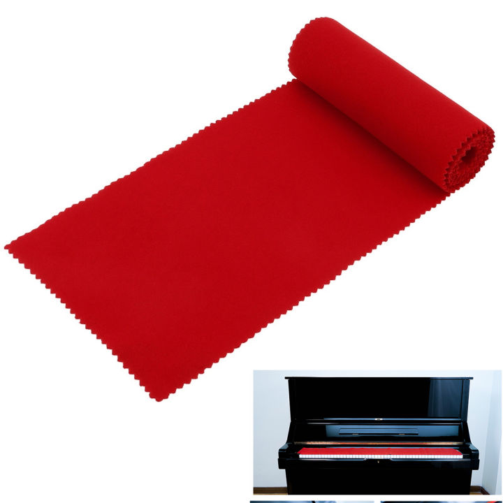 Piano Keyboard Dust Cover 88 Key Soft Super Fine Fiber Protective Cover ...