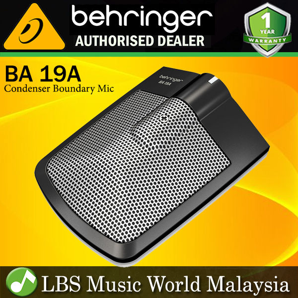 Behringer BA-19A Condenser Boundary Microphone for Instrument Mic ...