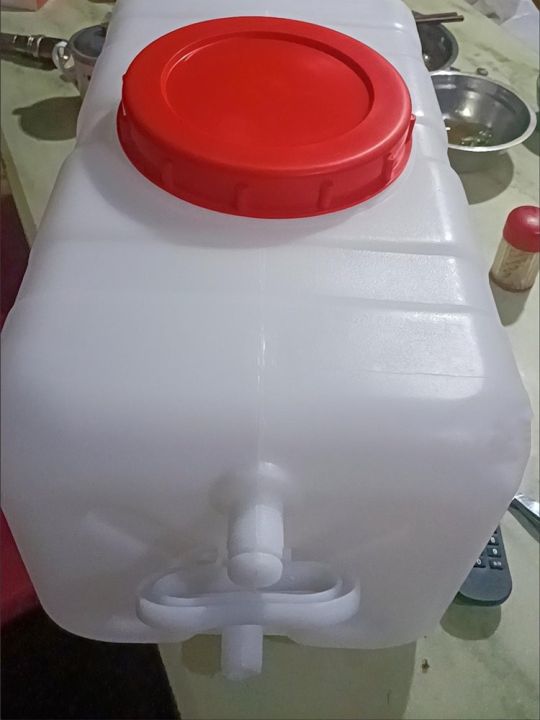 Food-grade transparent tricycle white square plastic water tank 100L ...