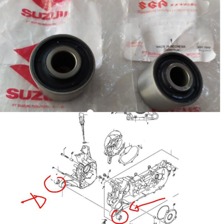 ENGINE MOUNTING SUZUKI ADDRESS ASLI ORIGINAL SUZUKI SGP | Lazada Indonesia