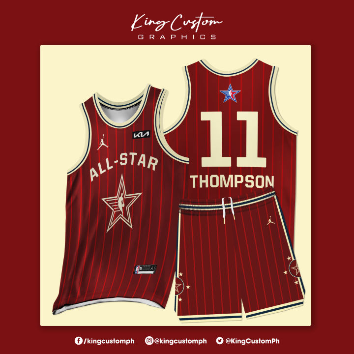 ALL-STAR RED 2023 FULL SUBLIMATION JERSEY | Lazada PH