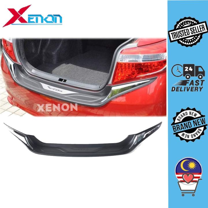 Toyota Vios NCP 150 2013 - 2019 Rear bumper protector with chrome ...